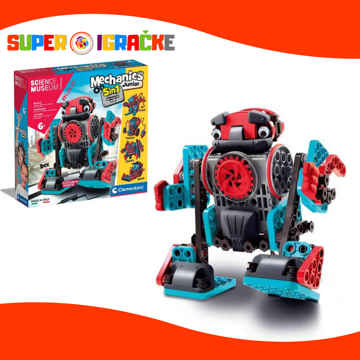 Mechanics Junior - Robot koji se pomera | Super Igračke