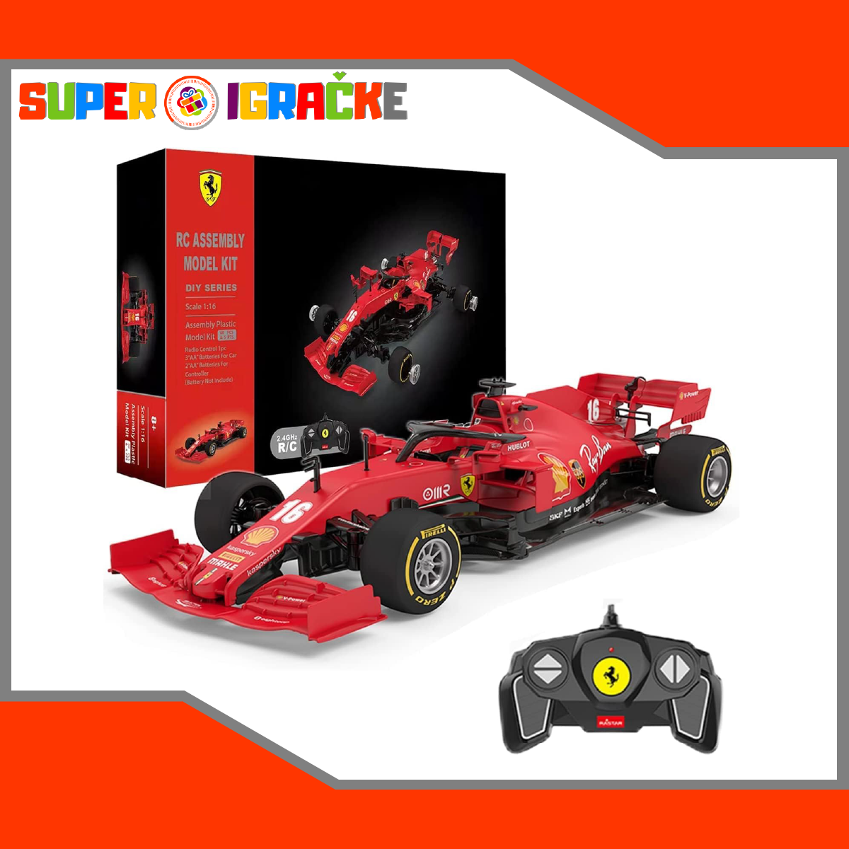 Rastar Auto - Ferrari SF1000 formula na daljinski | Super Igračke
