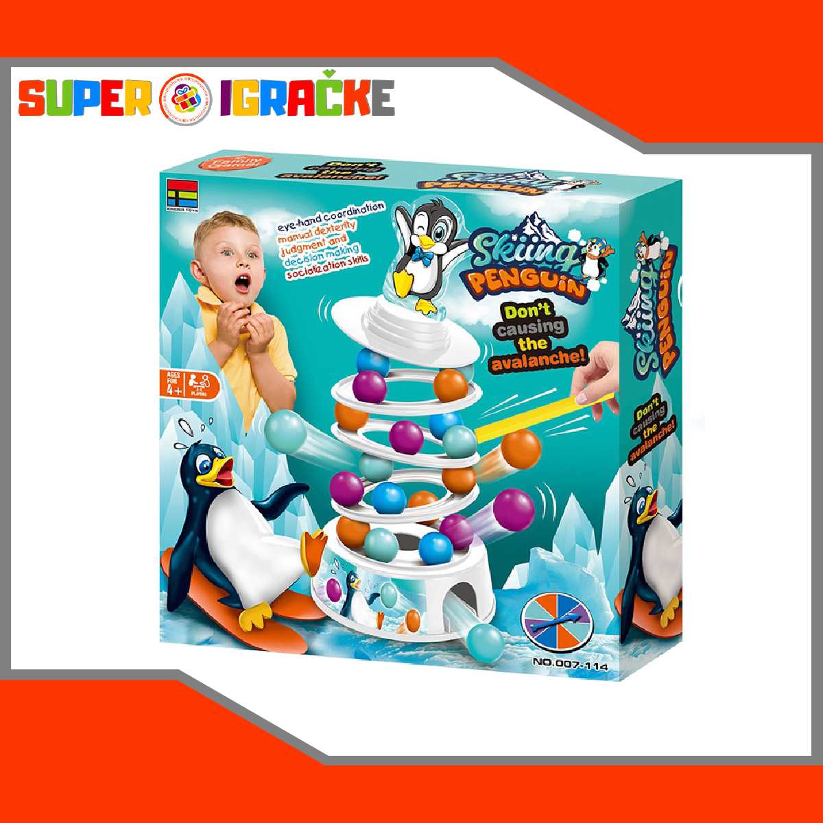 Društvena igra - Pingvin skijaš | Super Igračke