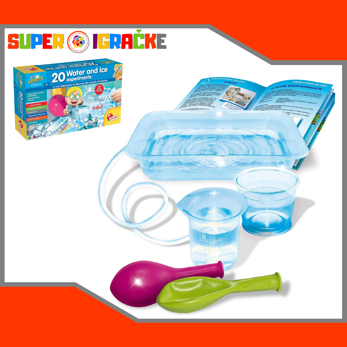 Mali genije - 20 eksperimenata sa vodom | Super Igračke